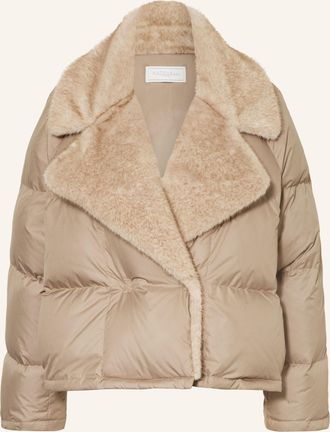 Antonelli Antonelli Firenze Daunenjacke Fico Mit Kunstfell beige