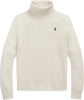 Polo Ralph Lauren Femme, Pulls, Gris, Taille: 36 FR Pull Col Roul&eacute;