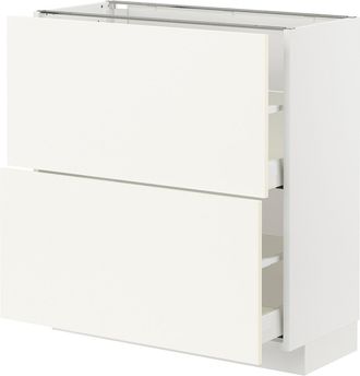 IKEA METOD / MAXIMERA Unterschrank mit 2 Schubladen