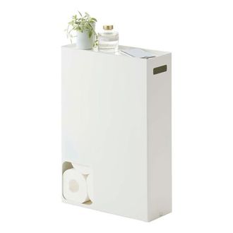 Yamazaki Tableware home Plaque Papier Toilette Stocker, Blanc