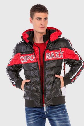 Cipo & Baxx Steppjacke Jacke mit modischer Steppung