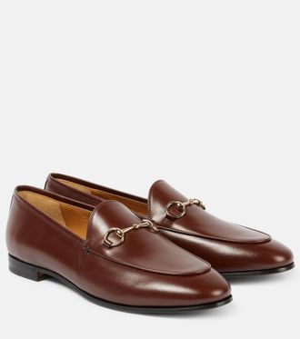 Gucci Loafers Gucci Jordaan Horsebit aus Leder
