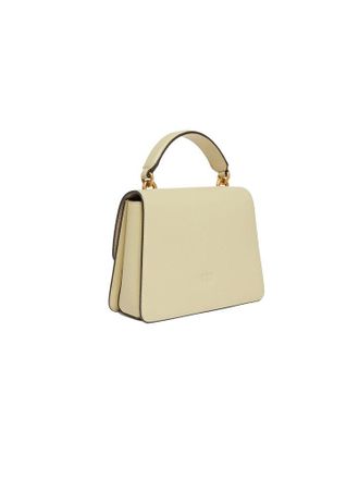 Pinko Leather Shoulder Bag - Yellow