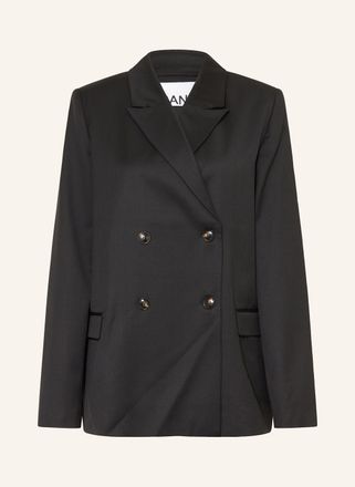 Ganni Blazer schwarz