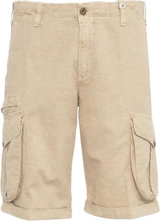 Myths Homme, Shorts, Beige, Taille: 2XL Bermudas Cargo Beige Coupe Poches