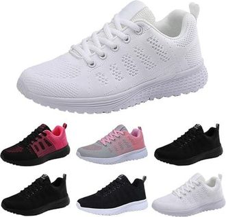 Generic Chaussures de course pour femme - L&eacute;g&egrave;res et respirantes - Pour la marche, la gym, le sport - Chaussures de tennis - Antid&eacute;rapantes, blanc, 38.5 EU