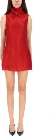 Khaite Femme, Robes, Rouge, Taille: 36 FR Daria Dress