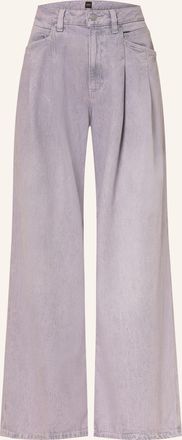 HUGO BOSS Wide Leg Jeans Slouchy grau