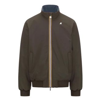 K-Way Warm Doppel Jacke - - Jackets - Herren - Gr&uuml;n - XL