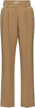 Magda Butrym Pantalon fusel&eacute; beige &agrave; plis