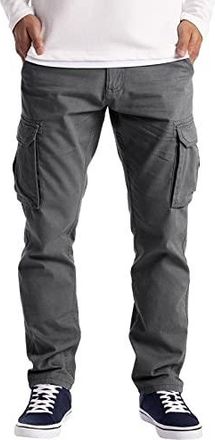 Generic Pantalon de d&eacute;tente pour homme - Pantalon de surv&ecirc;tement d&eacute;contract&eacute; - Pantalon de chef ample - Pantalon chino ample pour la randonn&eacute;e - Pantalon de t