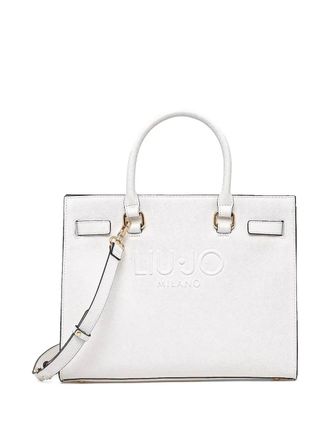 Liu Jo sac à main à logo embossé - Blanc