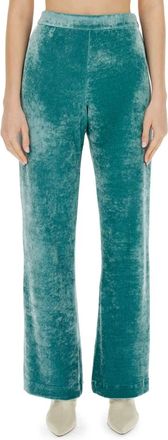 Jil Sander Femme, Pantalons, Bleu, Taille: 38 FR Wide Pantalons