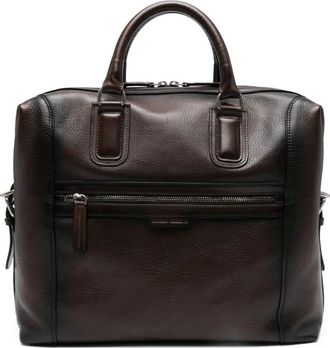 Officine Creative Jules 007 Leather Briefcase Bag