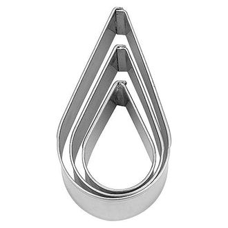 St&auml;dter Ausstechform, Edelstahl, Silber, 6 cm