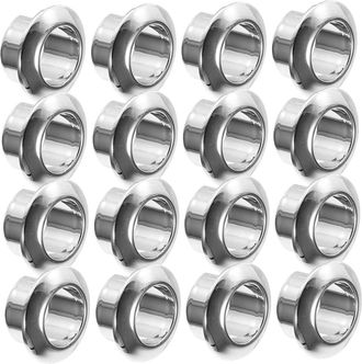 Soimiss 20 Stück Teiliges Kabeldurchführung Metall Kabellochabdeckungen für Schreibtisch Kabelorganizer Kabelhalter für Büro und Zuhause Ordnet Kabel Sauber u