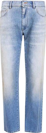 Maison Margiela Straight Leg Jeans - Blau