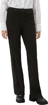 s.Oliver Black Label Damen 2121496 Jeans Fit Flared, Schwarz, 36W / 34L EU