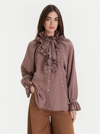 Vicolo Hemd TF0287 Braun Regular Fit