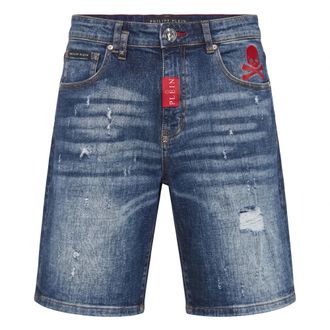 Philipp Plein Denim Formentera Shorts Basics - - Shorts - Herren - Blau - W31