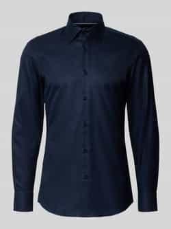HUGO BOSS Slim Fit Businesshemd aus reiner Baumwolle Modell H-HANK-K