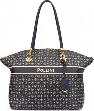 Pollini Femme, Sacs, Bleu, Taille: ONE Size Sac Shopper