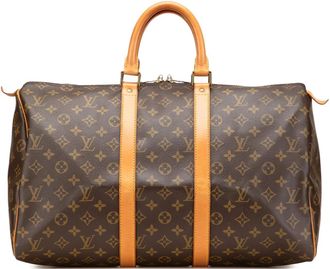 Louis Vuitton Weekender - Monogram Keepall 45 - Gr. unisize - in Braun - für Damen