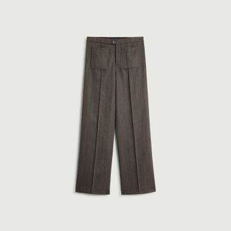 SOEUR PANTALON HAROLD MARRON GLAC&Eacute;