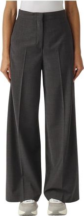 Gran Sasso Femme, Pantalons, Gris, Taille: 44 FR Wide Pantalons