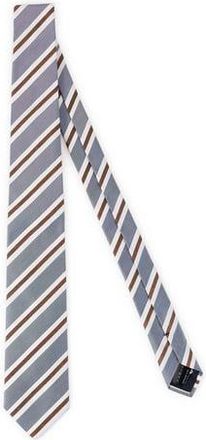 Au Printemps Paris Cravate &agrave; rayures en soie
