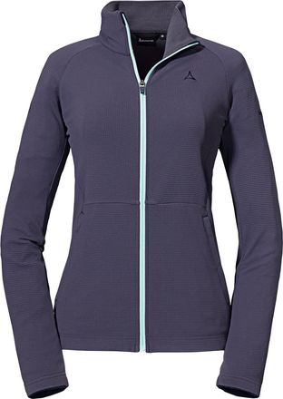 Sch&ouml;ffel Damen Fleece Jacket Schiara L, warme Fleecejacke mit Stretch, schnell trocknende Funktionsjacke mit Stehkragen, tattoo, 40