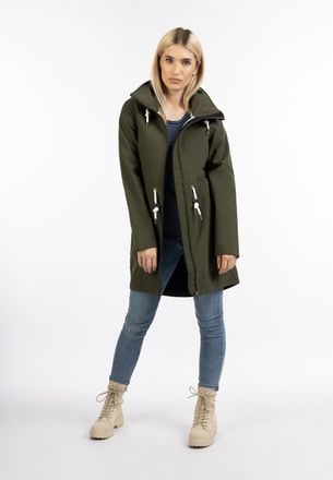 Ice Bound Softshellmantel Damen Dunkeloliv