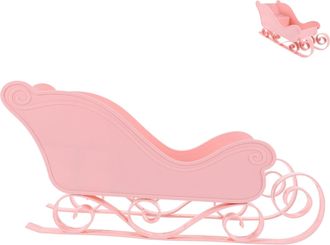 Angoily Weihnachtsschlitten Deko Ornament Miniatur Schreibtisch Modell aus Leicht Kompakt Festliche Weihnachtsbaum Hängedekoration für Party und Fotorequisite