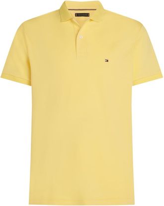 Tommy Hilfiger Jersey-Poloshirt mit kleiner Logo-Stickerei, Regular Fit in