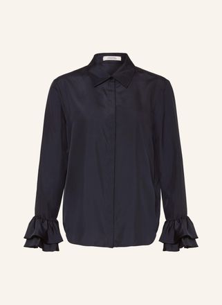 Dorothee Schumacher Dorothee Schumacher Hemdbluse Playful Volumes Aus Seide Mit R&uuml;schen blau