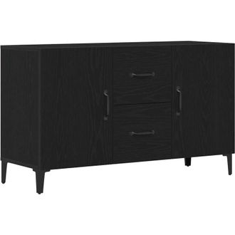 vidaXL Buffet avec tiroir Noir 100 x 36 x 60 cm Bois ding&eacute;nierie Vidaxl