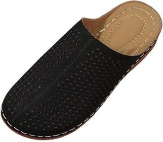 Generic Pantoufles compens&eacute;es respirantes &agrave; bout ferm&eacute; pour femme - Couleur unie - L&eacute;g&egrave;res - &Eacute;l&eacute;gantes - Confortables - Style d&eacute;contract&eacute; - Coupe large - Pant