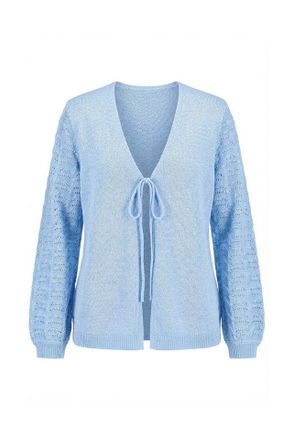 Miamoda Strickjacke Strickjacke Komfort Fit Glitzerstrick