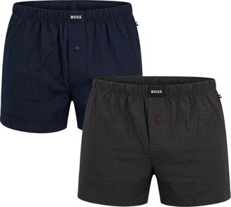 HUGO BOSS Homme, Sous-v&ecirc;tements, Multicolore, Taille: M Lot de 2 boxers