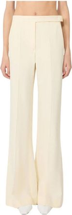 Sportmax Piacere Pants - Femme - Pantalons - Jaune - Taille: 36 FR