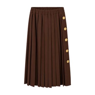 Jucca Midi-Rock - - Skirts - Damen - Braun - M