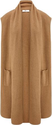 Peter Hahn Long-Strickweste Peter Hahn braun