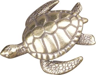 Cabilock Messing Schildkr&ouml;te Statue Vintage Schildkr&ouml;te Dekoration Tierskulptur Heimdekoration Tischornament Schreibtischfigur