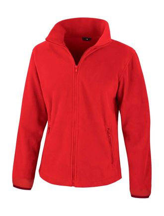 Result Damen Sweatjacke Fashion Fit Outdoor Fleece Jacke Rot Flame Red XL