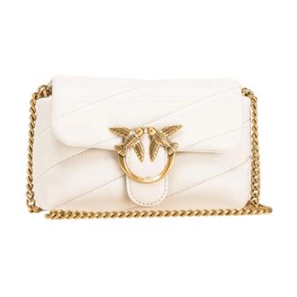 Pinko Pinko, Femme, Sacs, Blanc, Taille: ONE Size Love Baby Puff Bag