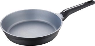 San Ignacio Bistro Grey - 20 cm Pfanne - Made aus Guss Aluminium - Innenraum in Quantaniumstahl - &Auml;u&szlig;eres in Mattschwarz - Induktionspunkt - weicher Touch weicher