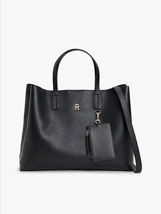 Tommy Hilfiger Sac Hilfiger Icon en cuir grain&eacute;