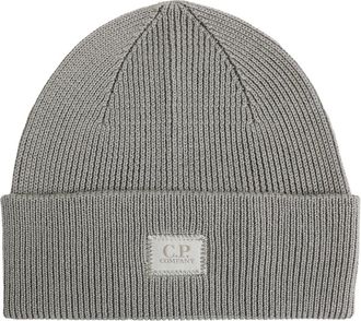 C.P. Company C.p. Company - Bonnet en laine m&eacute;rinos extrafine - Homme - Accessoires - Gris - Taille: ONE Size