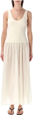 Sessun Femme, Robes, Blanc, Taille: 36 FR Maxi Robes