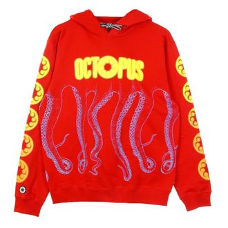 Octopus Roter Leichter Octopus Kapuzenpullover - - Sweatshirts & Hoodies - Herren - Rot - L
